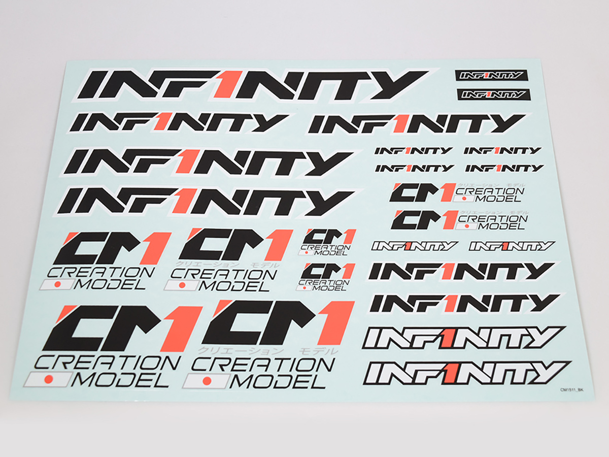 INFINITY DECAL A BLACK | Fvssshop.it